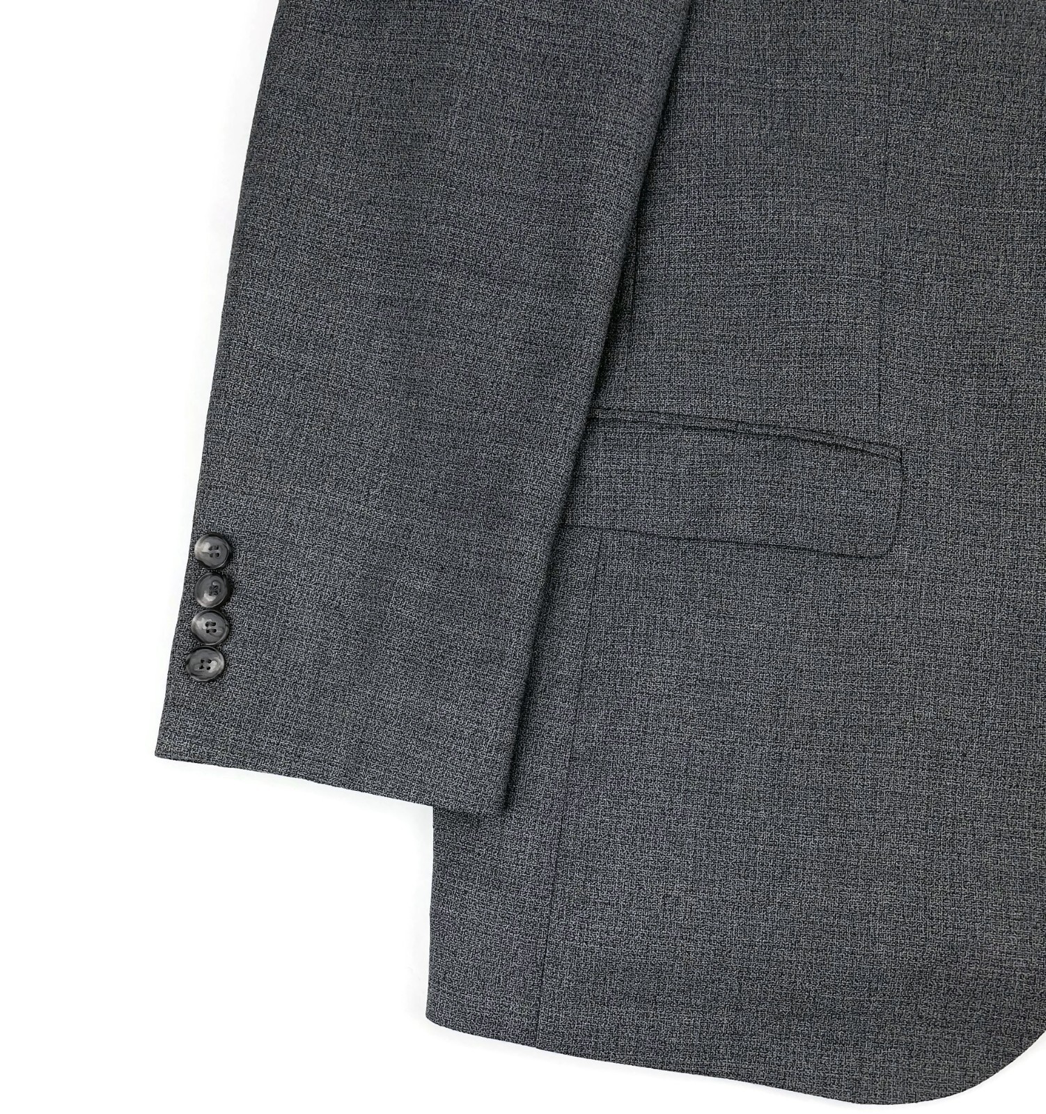 Hugo Boss Suit Jacket 42R Mens 2 Btn Blazer Novan3/Ben Super 100 Tesse ...