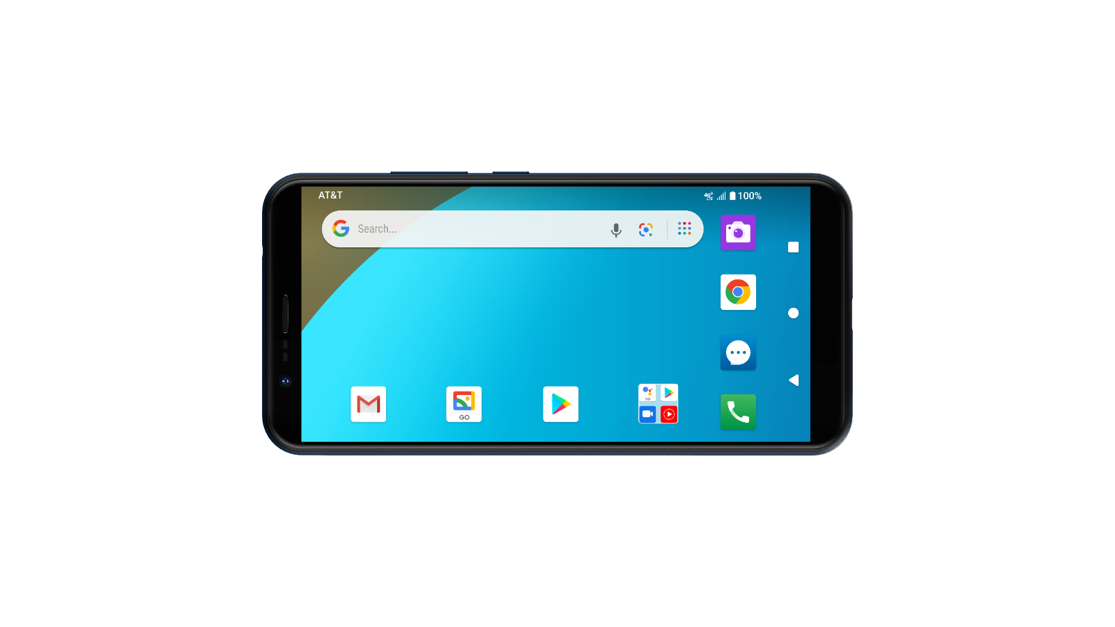 AT&T Motivate V341U 6.2in 16GB Storage Blue 4G LTE Smartphone Excellent ...