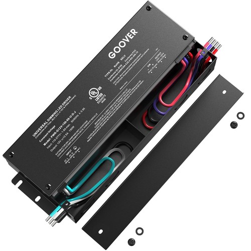 150W Dimmable LED Driver, AC 100V-277V to DC 12V Transformer, 5-in-1 ...