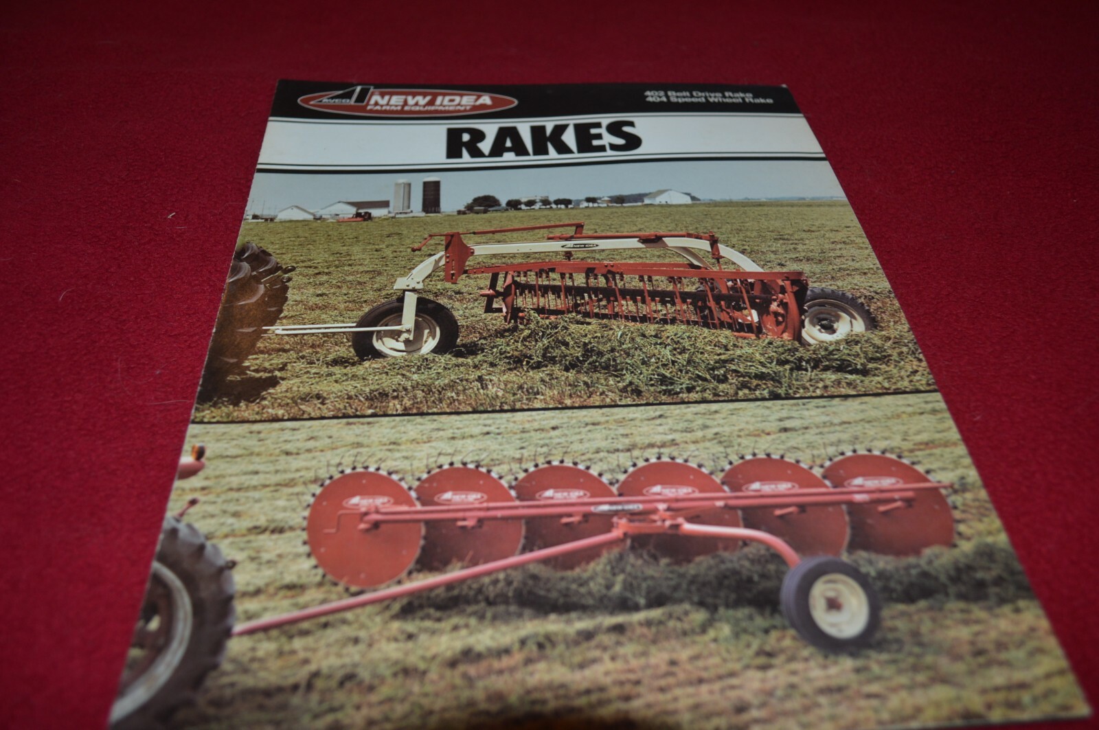 New Idea 402 404 Hay Rake Dealer's Brochure YABE20 | eBay