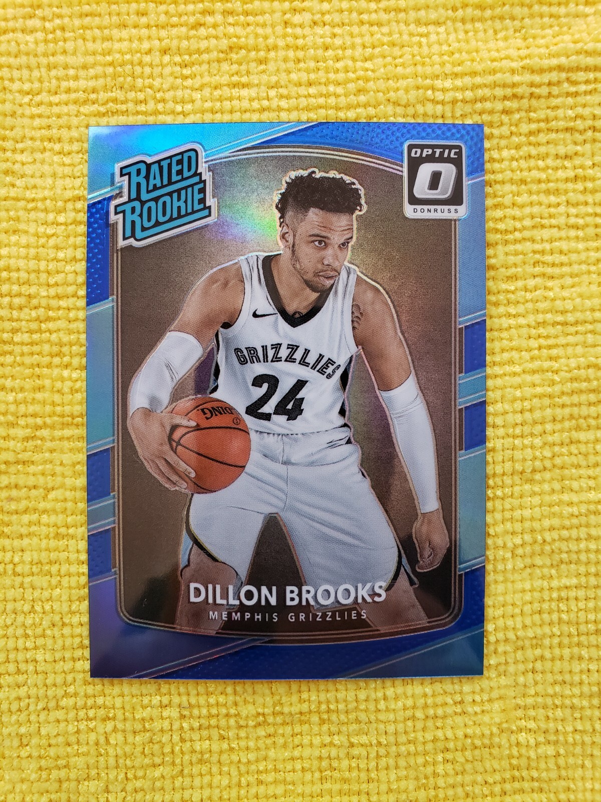 2017 DILLON BROOKS ROOKIE RC DONRUSS OPTIC BLUE HOLO PRIZM /49 #152 ...