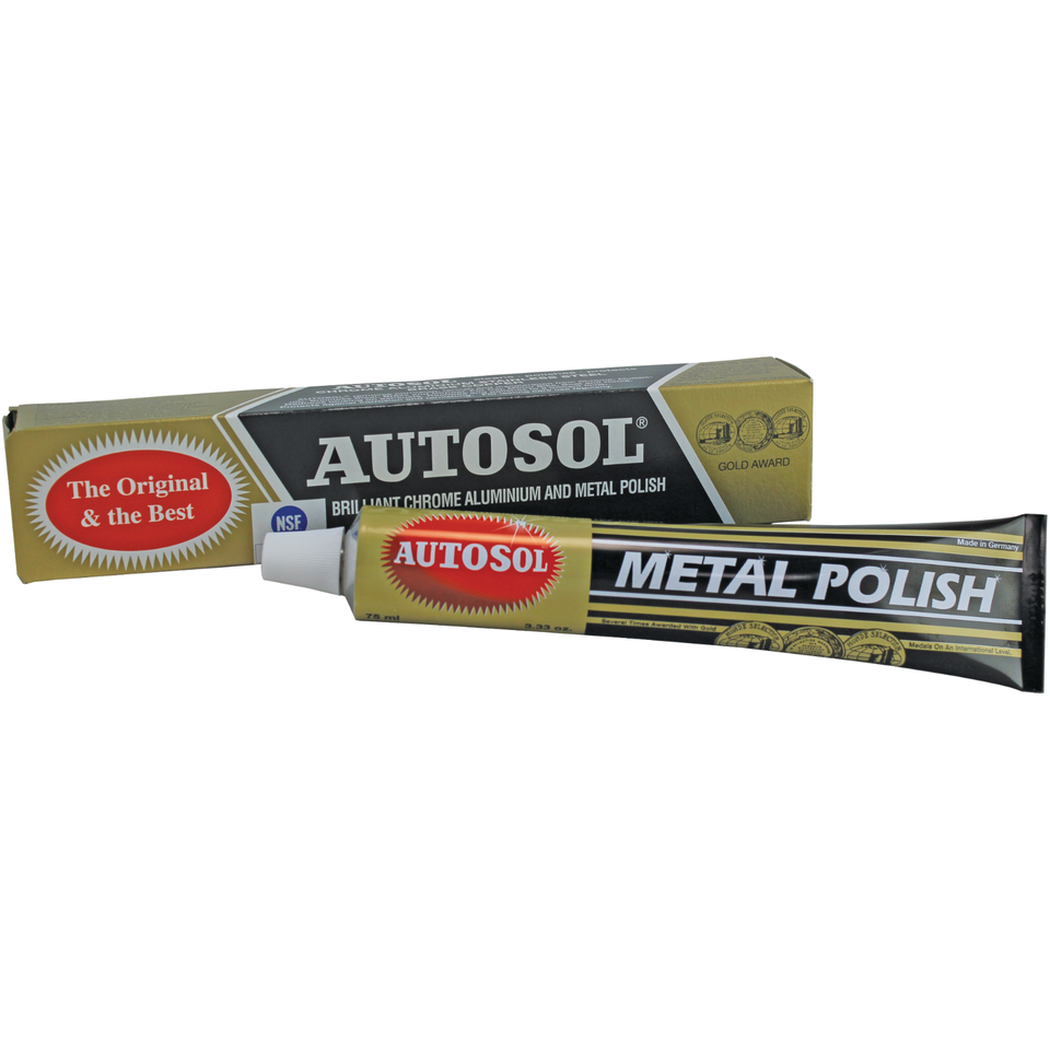4 X Autosol Original Solvol Chrome Metal Aluminium Cleaner Polish Car ...