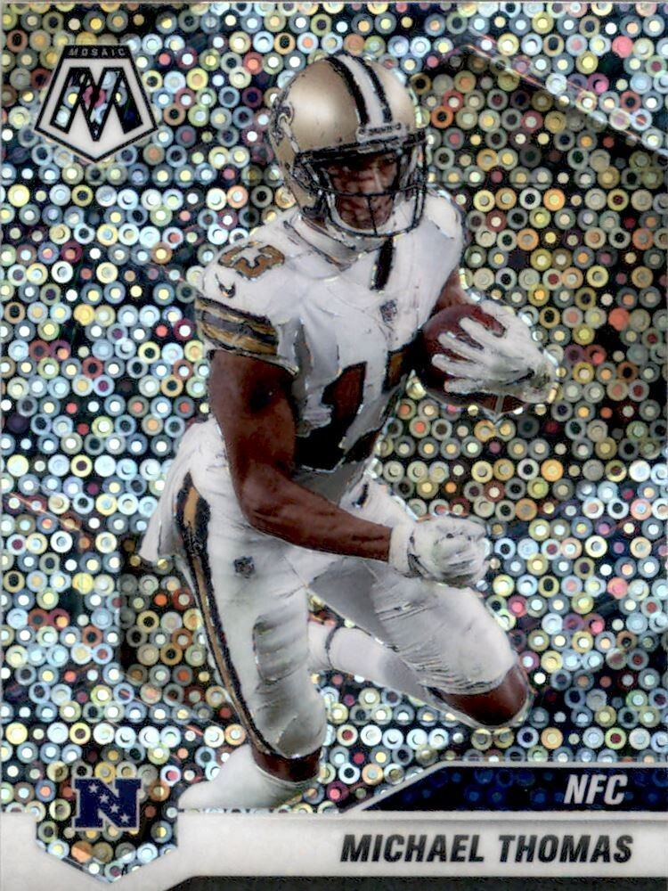 2021 Panini Mosaic - Variations NFC Michael Thomas #216 No Huddle Silver Mosaic Prizm for sale ...