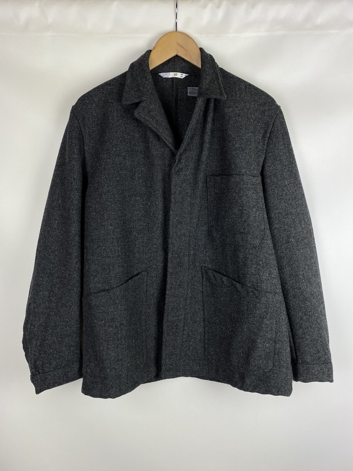 Vintage Swiss Workwear Jacket Chore Coat size 50 / L - Gem