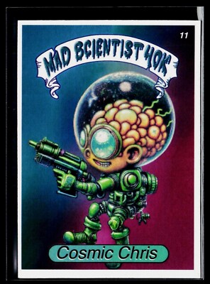 Mad Scientist 40K Garbage Pail Kids Spoof #11 Cosmic Nightmare On Elm ...