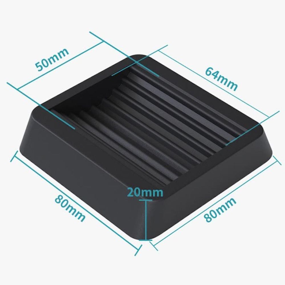 Fixed Pad Wheel Holder Chair Foot Pad Chair Fixing Pad Pulley Fixing ...