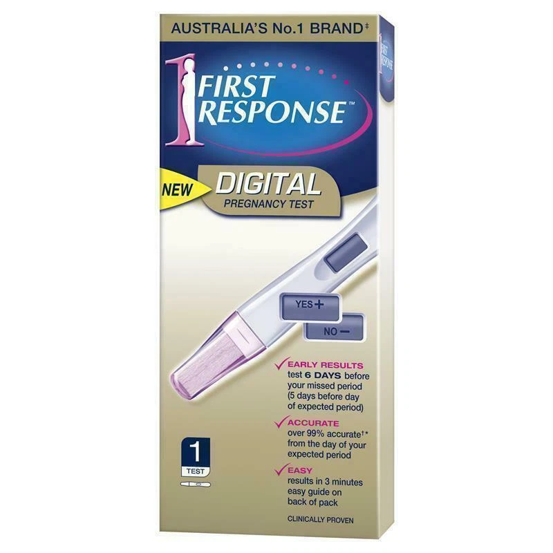 First Response Digital Pregnancy Test Positive
