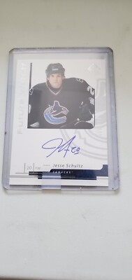 2006-07 JESSE SCHULTZ SP AUTHENTIC ROOKIE AUTO CARD CANUCKS 639/999. | eBay