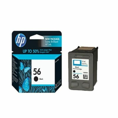 HP C6656AN 56 Black Genuine OEM Printer Ink Cartridge EXP 05/2022 | eBay