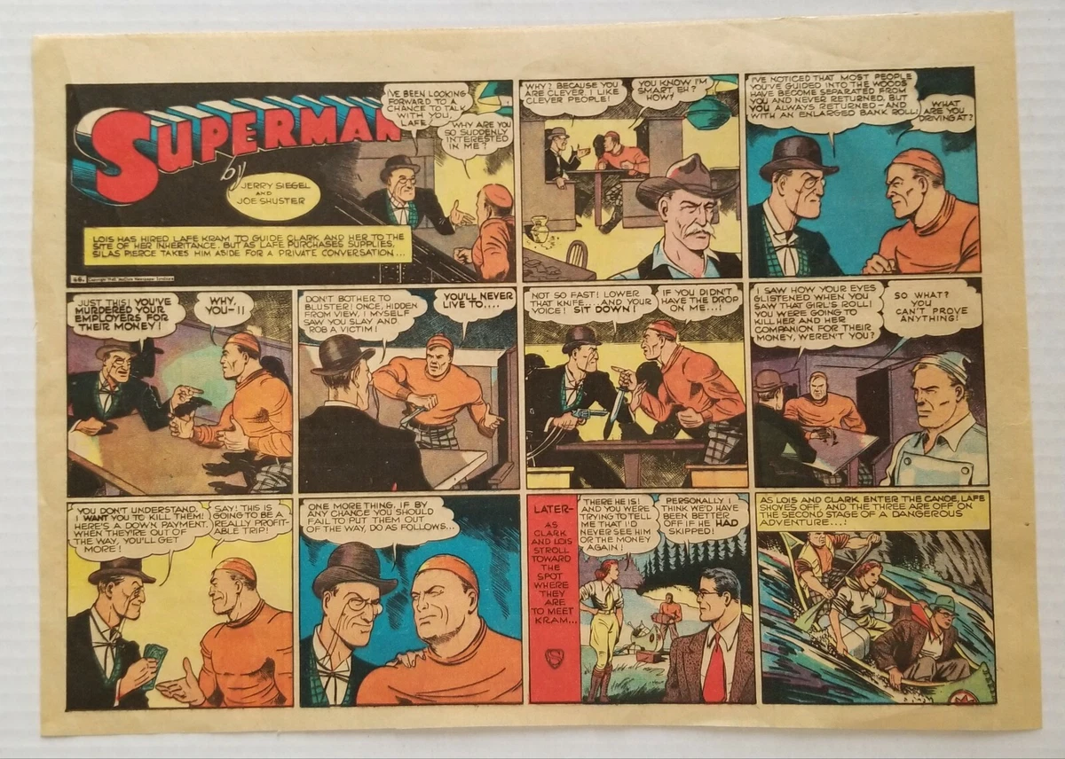 Superman Comic Strip Color