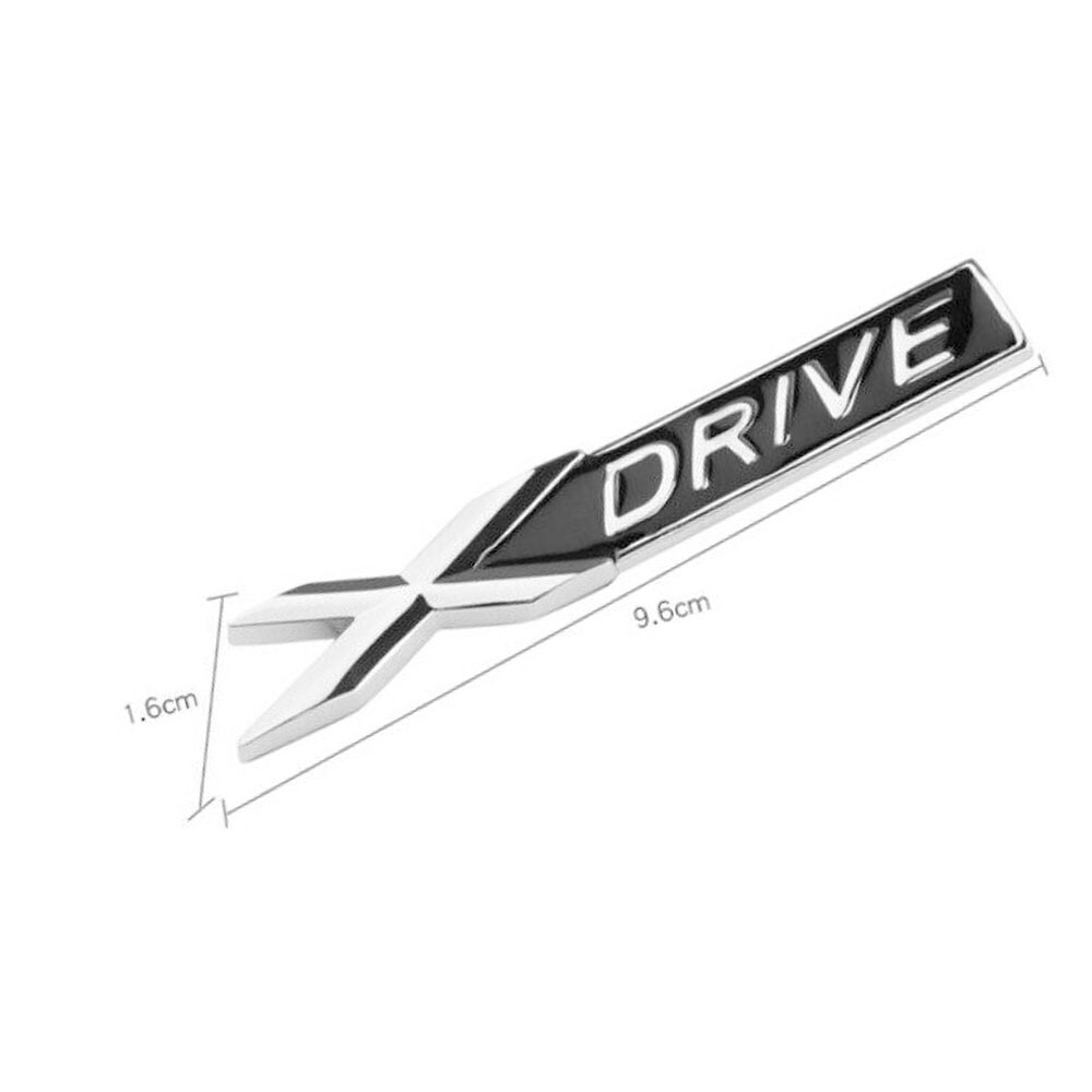 BMW XDrive Emblem Logo Schriftzug schwarz glanz Heck