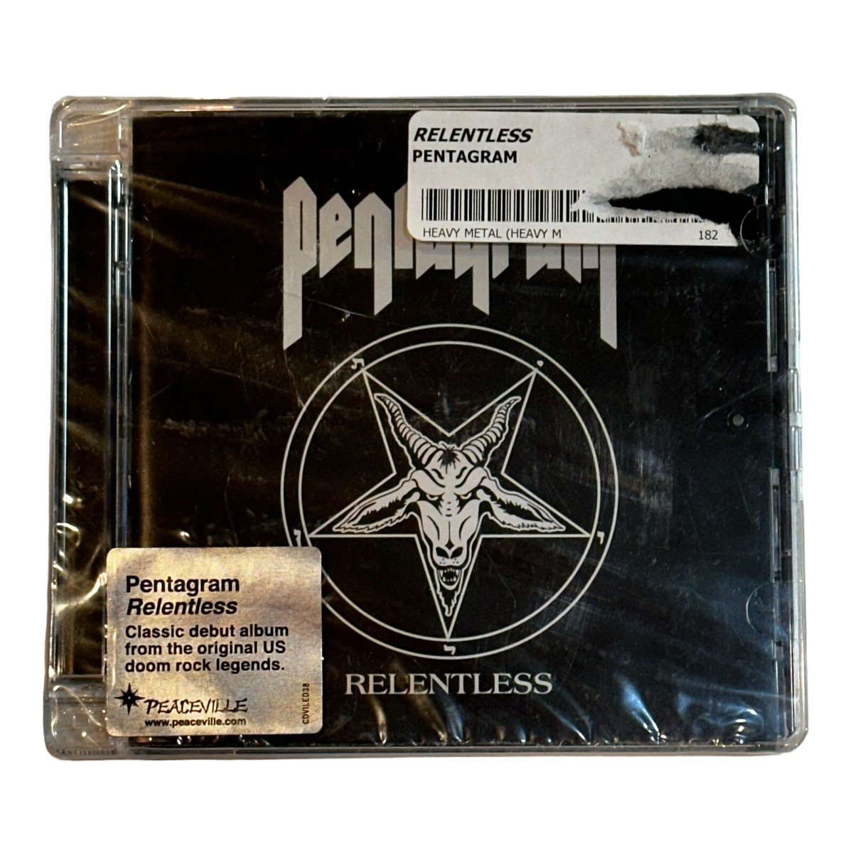Pentagram Relentless PENTAGRAM RELENTLESS METAL PIN BADGE | THRASH