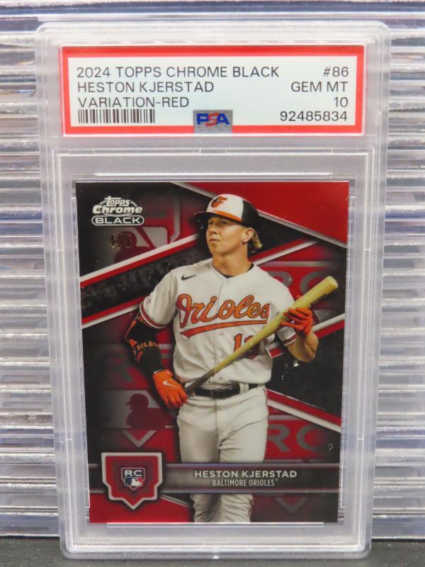 2024 Topps Chrome Black Heston Kjerstad Variaton Red Refractor SP #4/5 ...