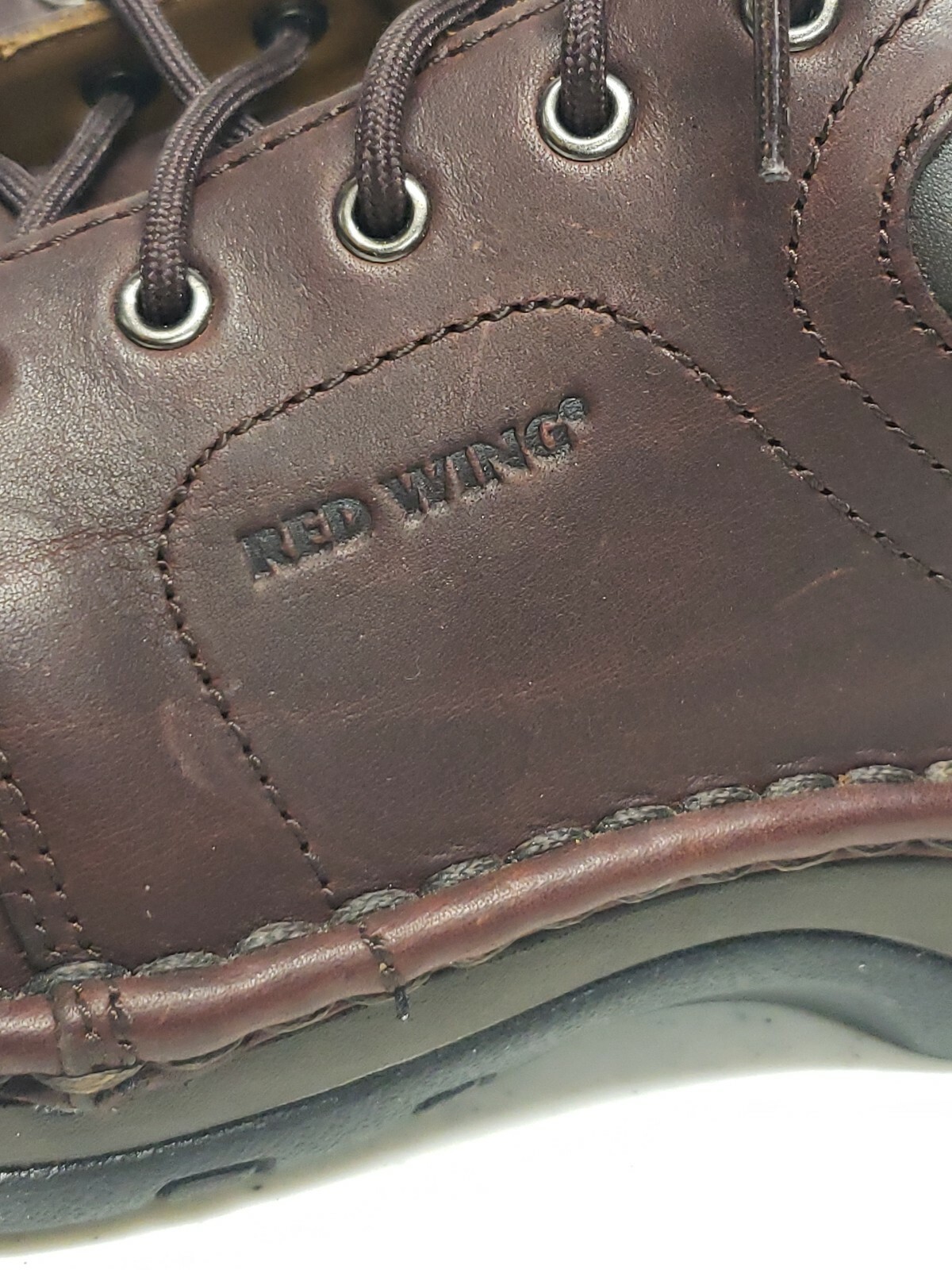 Red Wing Steel Toe Safety Shoes Women Size 6.5 B Leather Slip Resistant ...