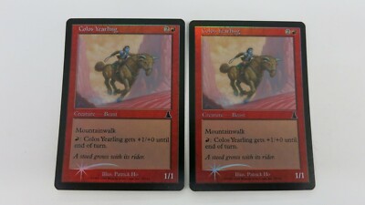2x FOIL COLOS YEARLING URZA'S DESTINY MTG MAGIC GATHERING NM / UNPLAYED ...
