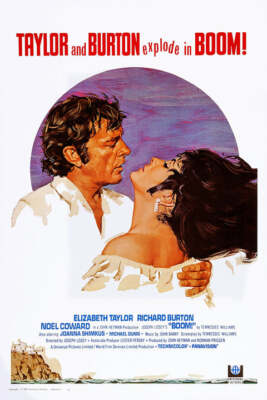 Boom Elizabeth Taylor, Richard Burton Movie Poster 17 X 12 Reproduction ...