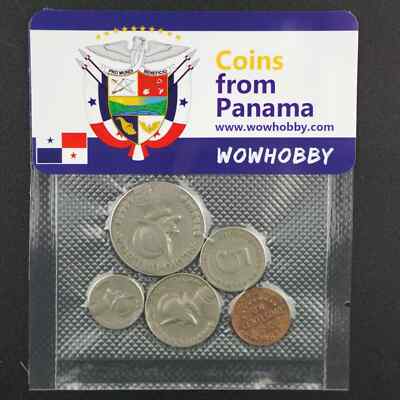 Panamanian Coins 🇵🇦 5 Unique Random Coins from Panama for Coin ...