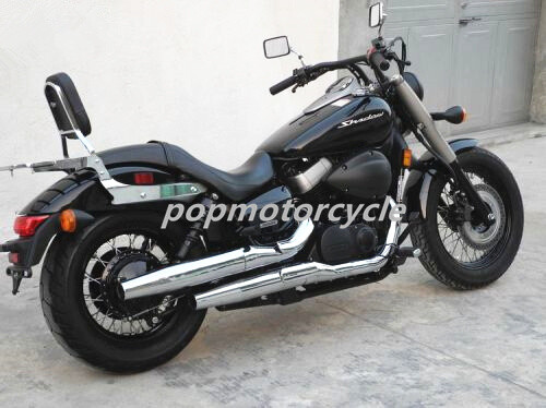 Backrest Sissy Bar Luggage Rack For Honda Shadow Spirit Phantom VT750C2 ...