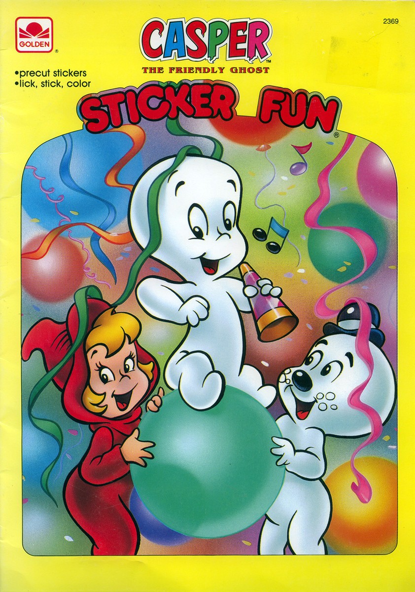 Casper The Ghost Coloring Pages CASPER THE FRIENDLY GHOST Harvey