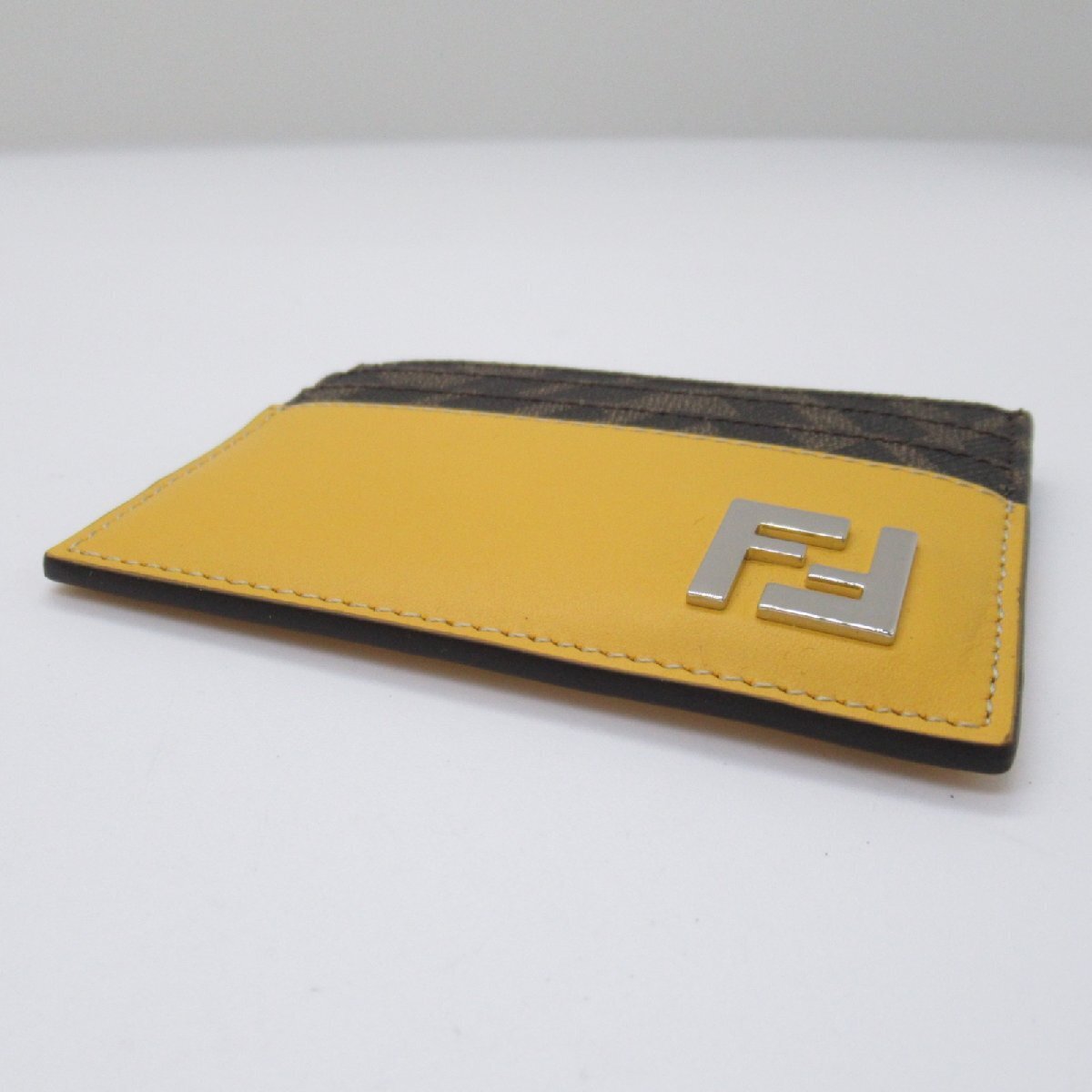 Fendi Card Case Brand Off FENDI Leather Card Case Leather | eBay