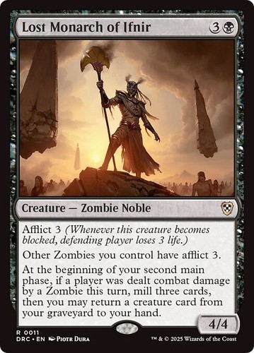 LOST MONARCH OF IFNIR mtg NM-M Commander Aetherdrift 1 Rare | eBay