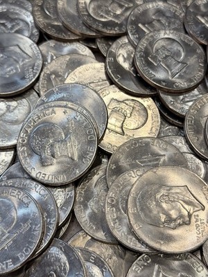 💥COLLECTORS QUALITY💥10 Coins of 1976 Bicentennial "Ike Silver Dollars ...
