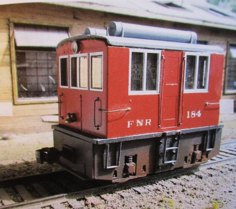 HO: Powered GE 23-Ton Box Cab Diesel Electric Locomotive, a styrene kit ...