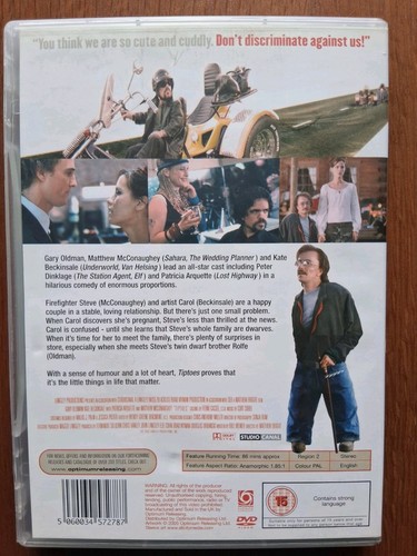 Tiptoes (DVD, 2005)-RARE-KATE BECKINSALE-PETER DINKLAGE-GARY OLDMAN ...