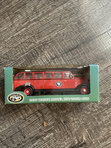 1/48 O Scale 1936 White Model 706 Tour Bus Glacier Park The Open Top ...