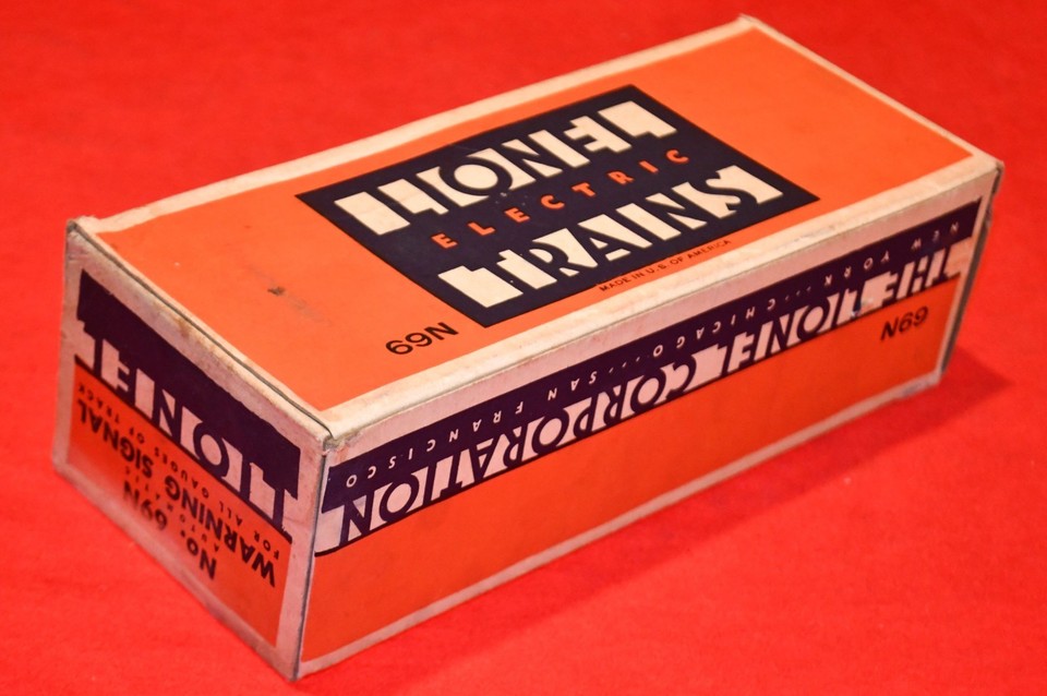 ORIGINAL LIONEL 69N WARNING SIGNAL IN OB - PREWAR - NO RESERVE | eBay
