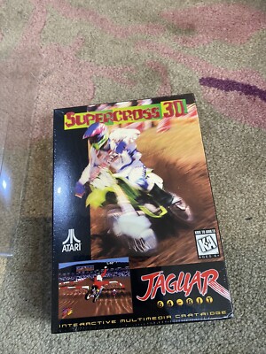 Atari Jaguar game Supercross 3D SEALED AUTHENTIC | eBay Australia