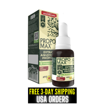 PROPOMAX Propolis Extract Green Brazilian NON Alcoholic APIS FLORA 30 ...