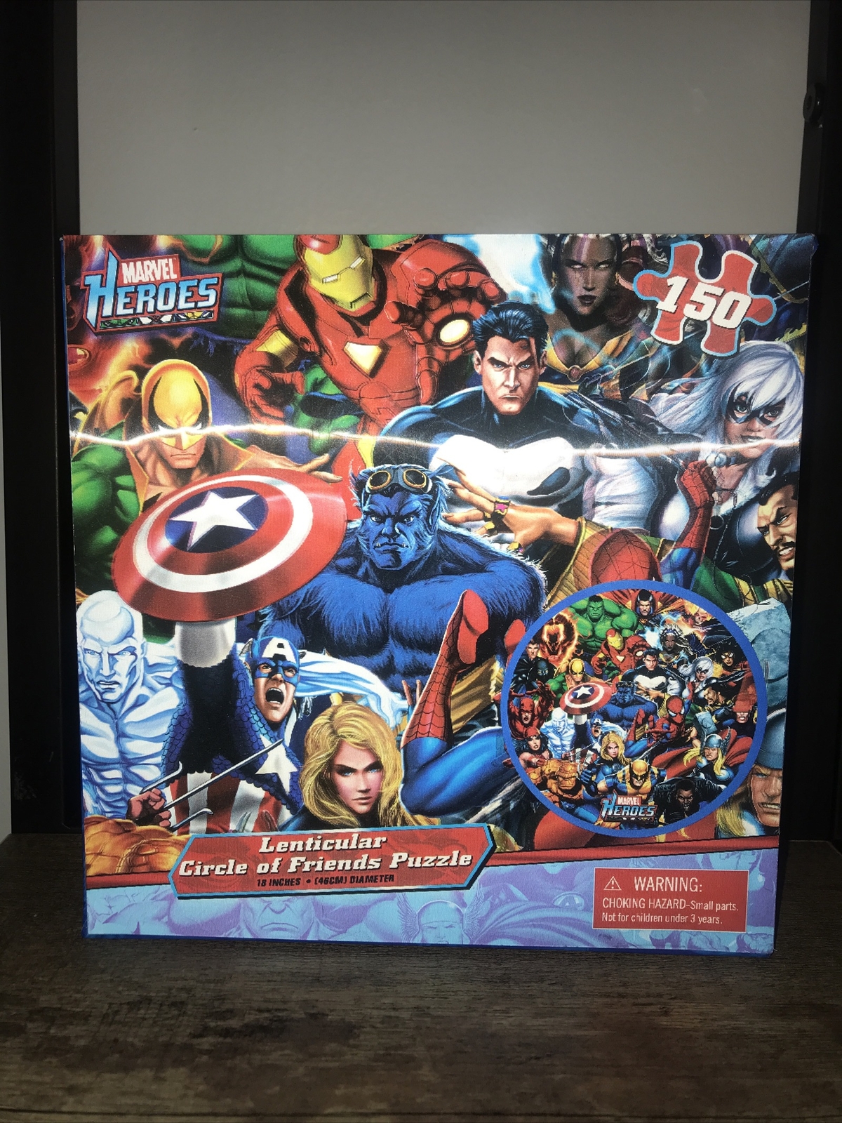 Marvel Heroes Comics Lenticular Circle of Friends Puzzle 3d for sale ...