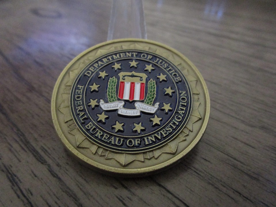 DOJ FBI San Diego Division Building Commemoration 2013 Challenge Coin ...