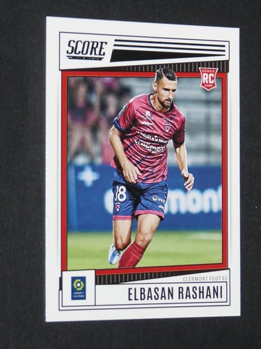 #42 ELBASAN RASHANI CLERMONT FOOT 63 PANINI FOOTBALL SCORE CARD 2022 ...