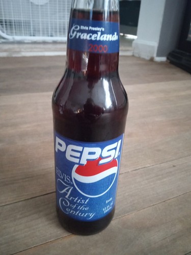 Artist Of The Century Elvis Presley Pepsi Bottle 2000. | eBay