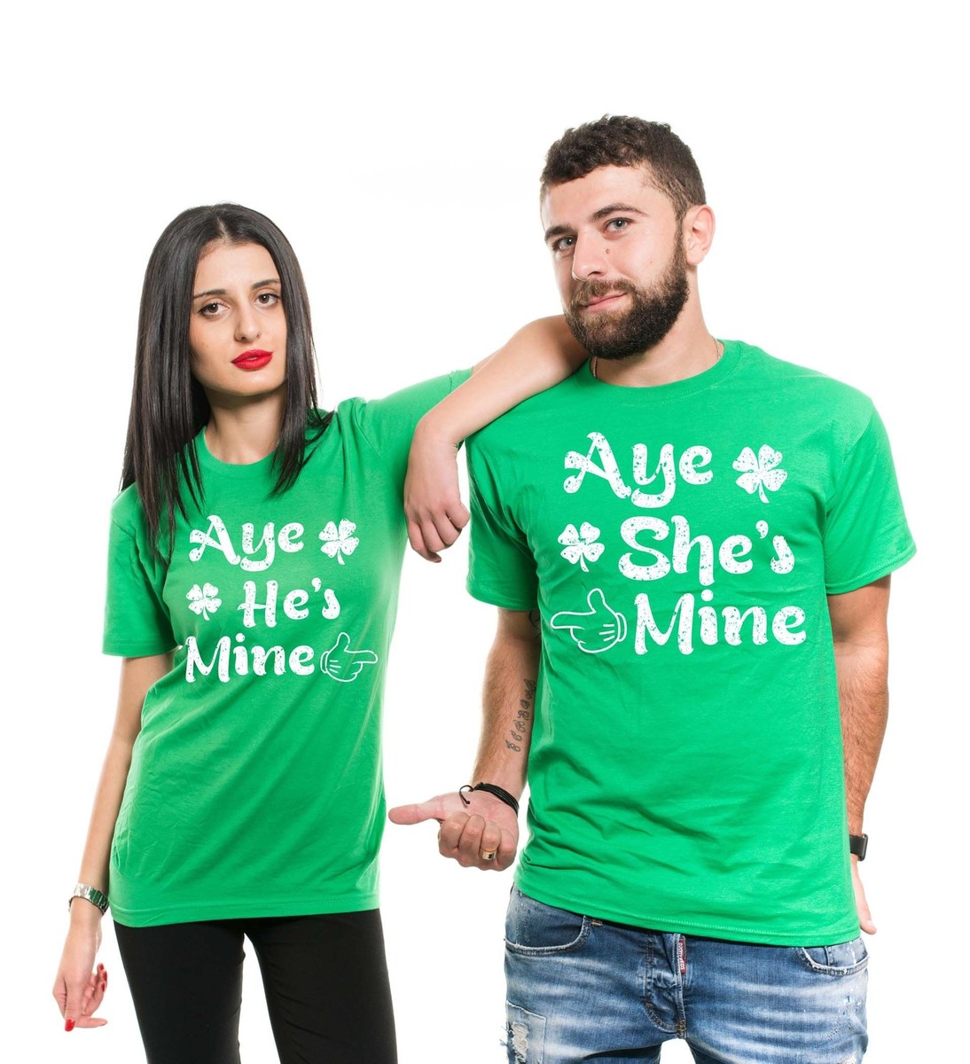 Aye Shes Mine Matching Shirts Get Custom "Aye He's Mine / Aye She's