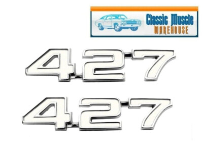 Chevrolet 427 Emblem Set. for 1969 Camaro, Caprice, Bel Air, Impala ...