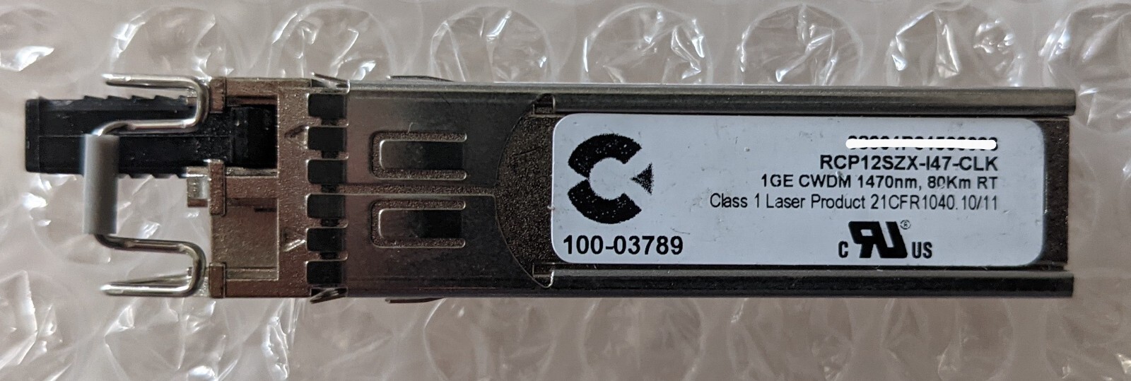 CALIX 100-03789 BVL3AX0 FAA SFP 1GE CWDM 80KM RT TRANSCEIVER MODULE | eBay