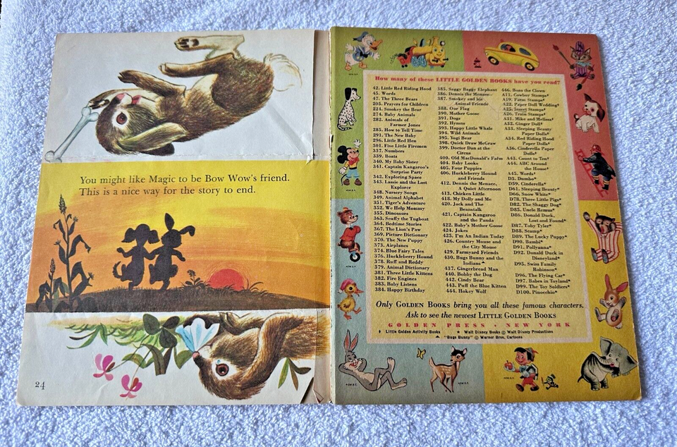 Bunny’s Magic Tricks by Janet & Alex D’Amato 1962 Little Golden Book ‘A ...