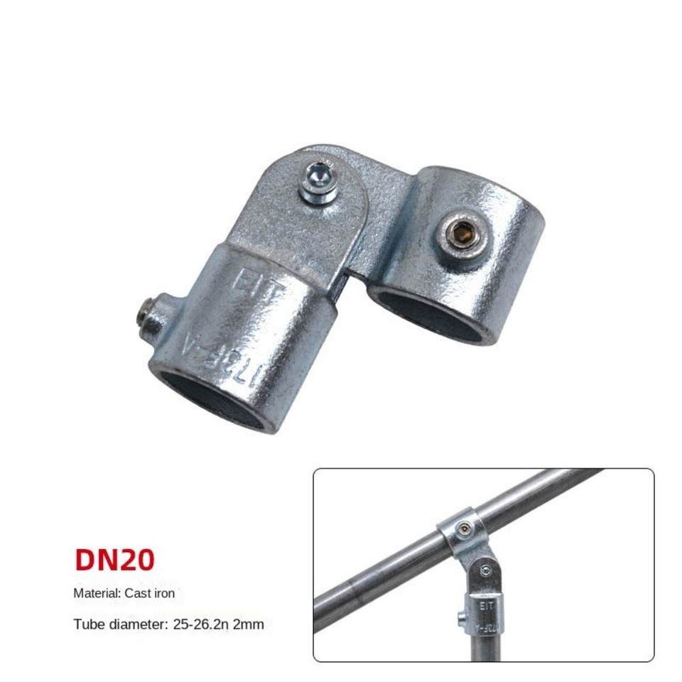 1\2''/3\4" Frame Fasteners Circular Pipe Connector Steel Tube Shelf ...