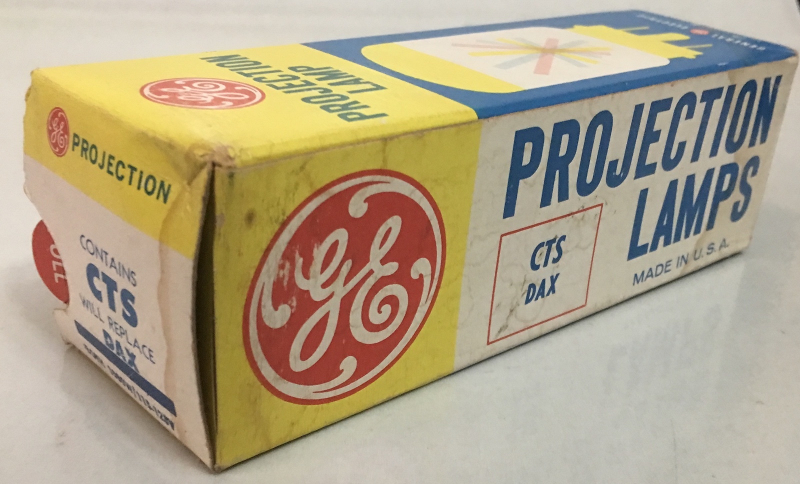 GE PROJECTOR LAMP BULB CTS-DAX 115-120 V 1000 W NOS LOT OF 2 different ...
