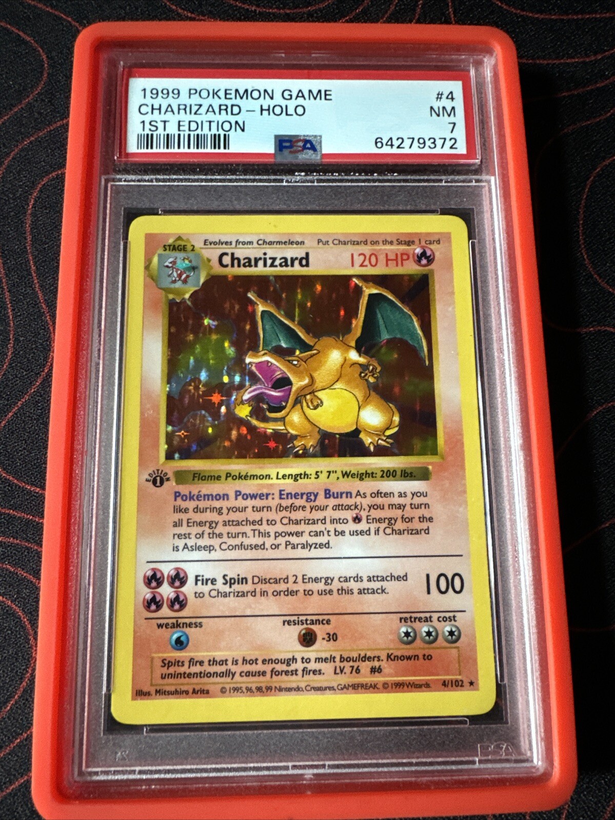 Charizard 1999 Pokemon Game #4 1st Edition Holo (Thick Stamp) Price ...