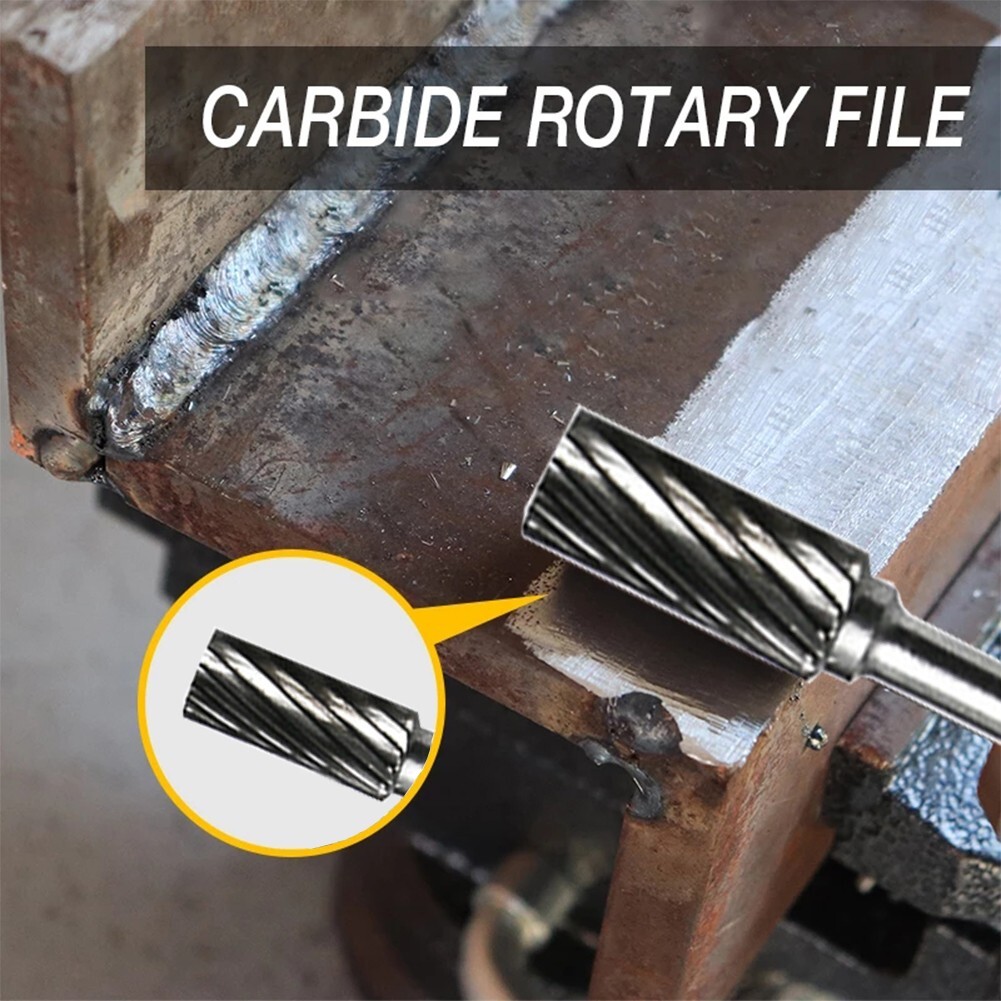 Burrs Bit Tungsten Tungsten Steel 1/8" Shank 3x6mm Carving Bit ...