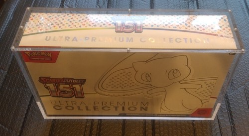 Magnetics Lid Acrylic Display Case Box for Pokemon UPC 151 / TERAPAGOS ...