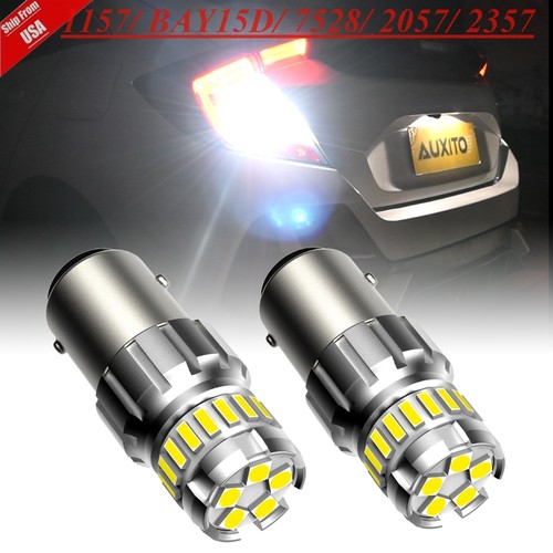 White Canbus 7528 1157 LED DRL Light Bulbs for 2019-2020 Hyundai ...