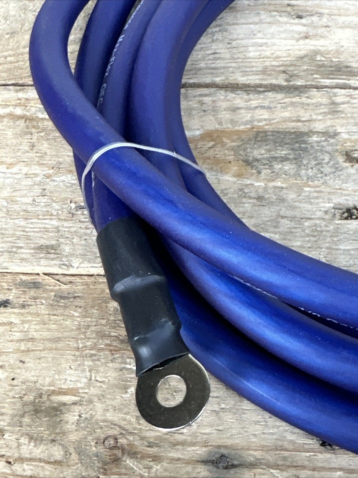 Same Blue TRUE AWG 1/0 Gauge Battery Power Wire Ground Cable 17’ Ft | eBay