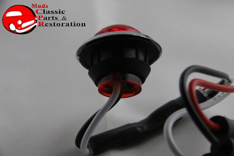 Dual Function Mini Red Stainless Turn Stop Tail Lamp Lights Truck Hot ...