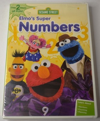 2014 SESAME STREET ELMO'S SUPER NUMBERS DVD NEW SEALED | eBay
