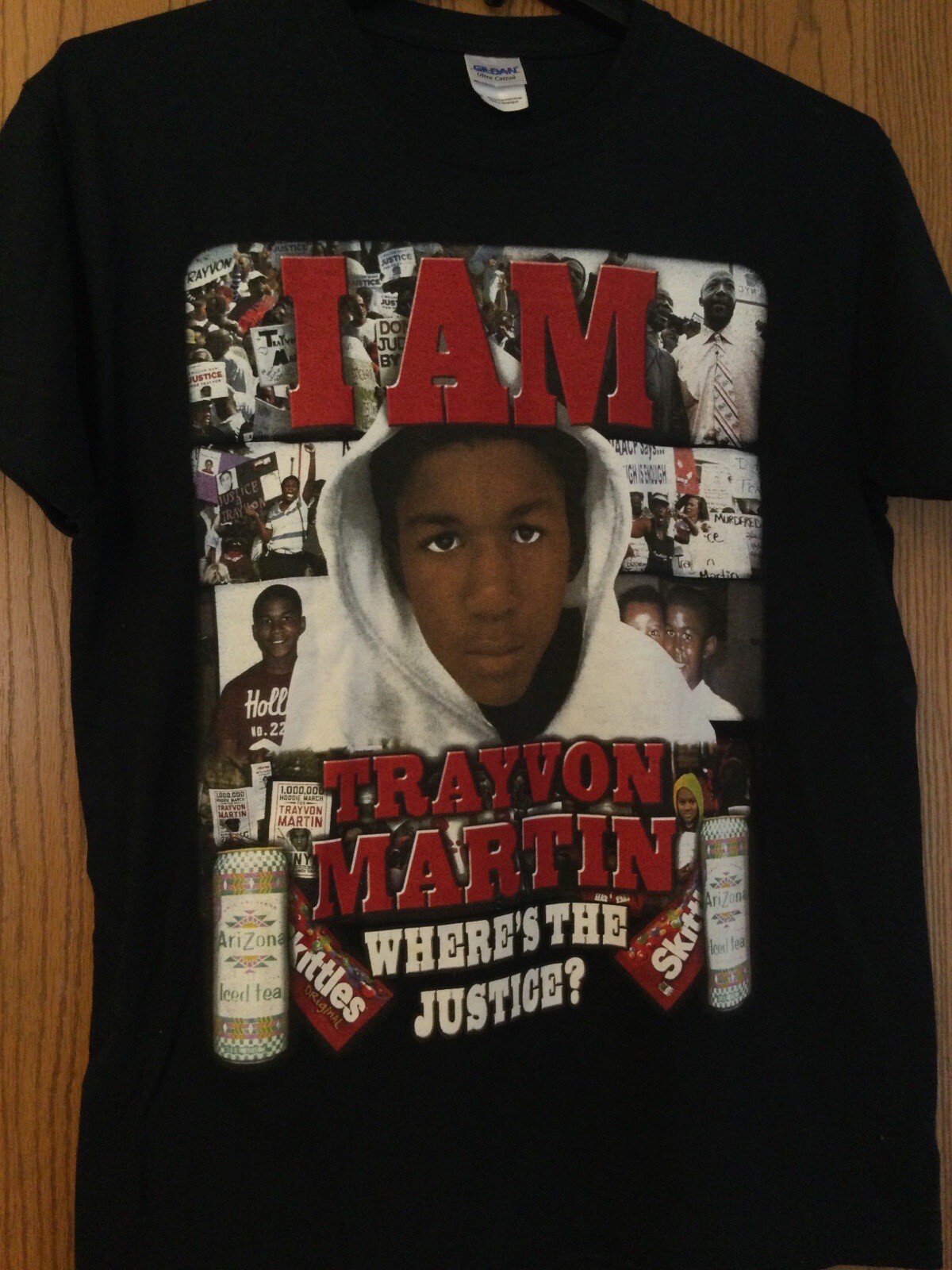 Trayvon Martin - “Where’s The Justice” - Black Shirt … - Gem